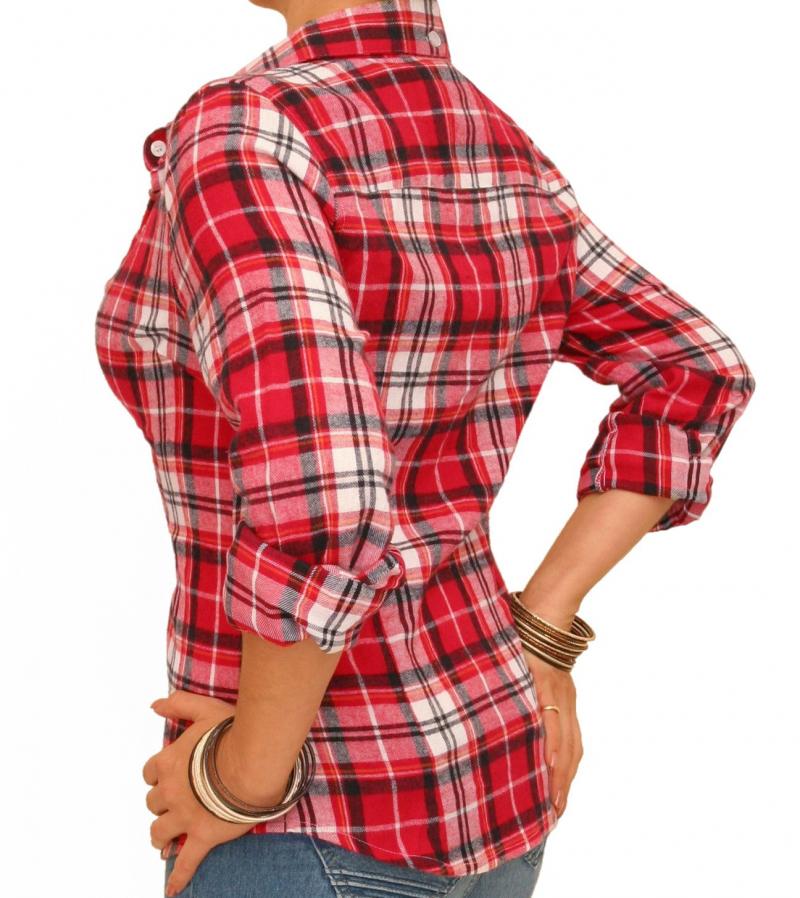 Red and White Checked Shirt