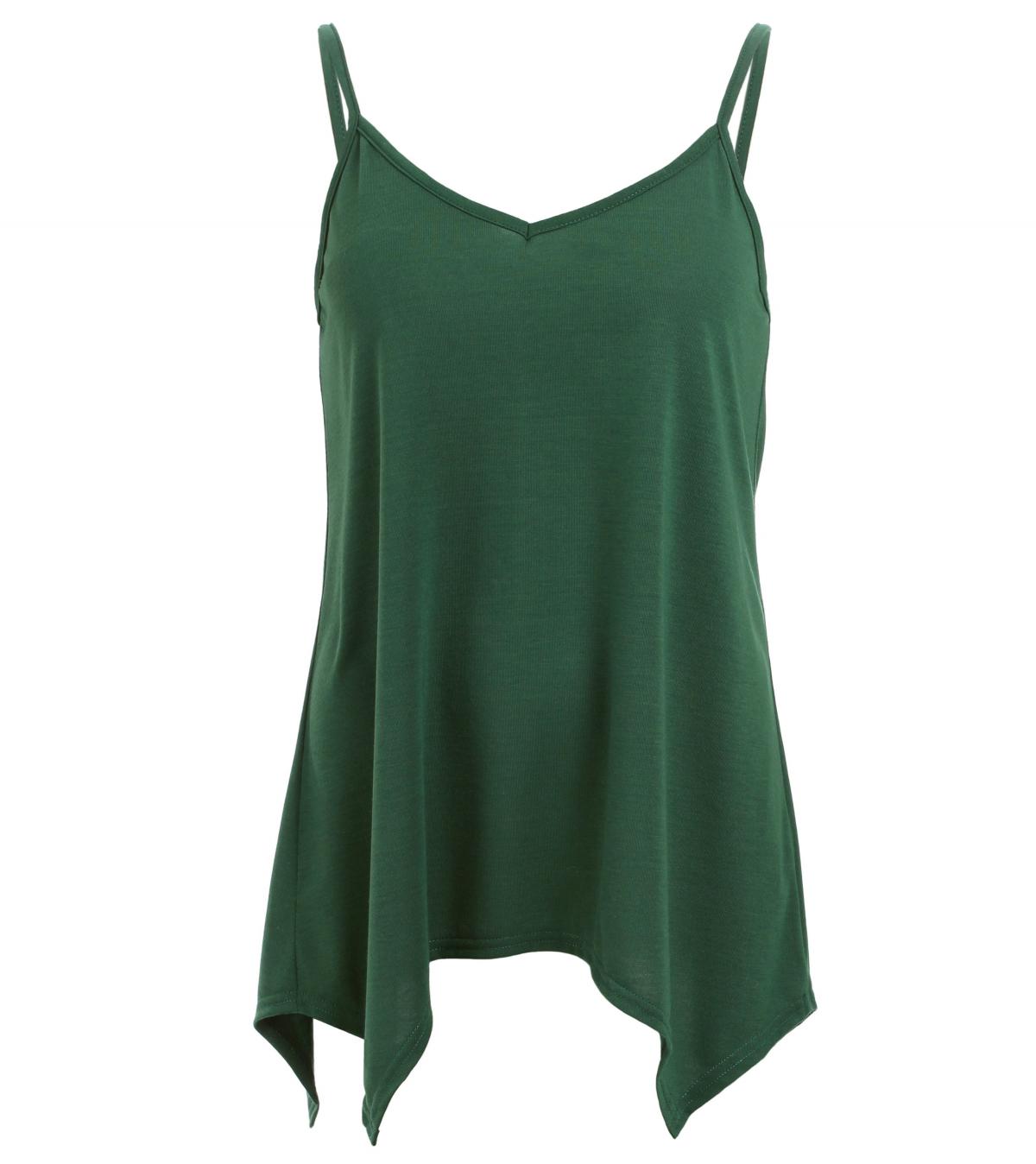 Forest Green Strappy Swing Top